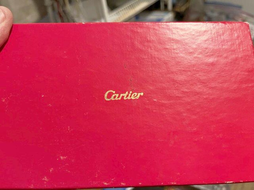 Vintage Cartier RED Box ONLY Valentines Day Decoration Gift Display ...