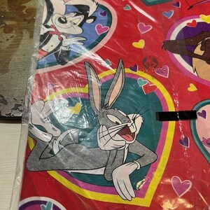Looney Tunes 1997 SEALED Gift Wrap Wrapping Paper Warner Bros Pepe Le ...