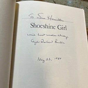 1975 SIGNED Shoeshine Girl by Clyde Robert Bulla HB W/dj Vintage ...