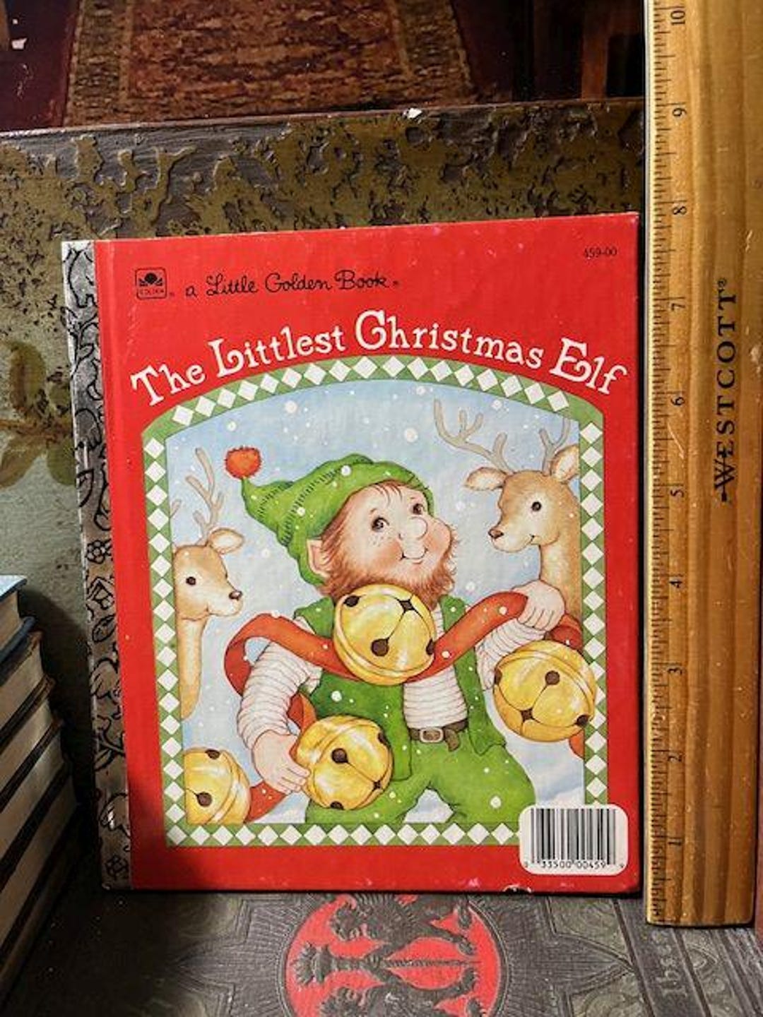 1987 the Littlest Christmas Elf Little Golden Book Childrens Book ...