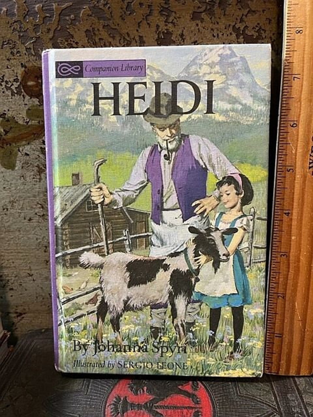 1963 Vintage Heidi HB Childrens Book Johanna Spyri Companion Library - Etsy