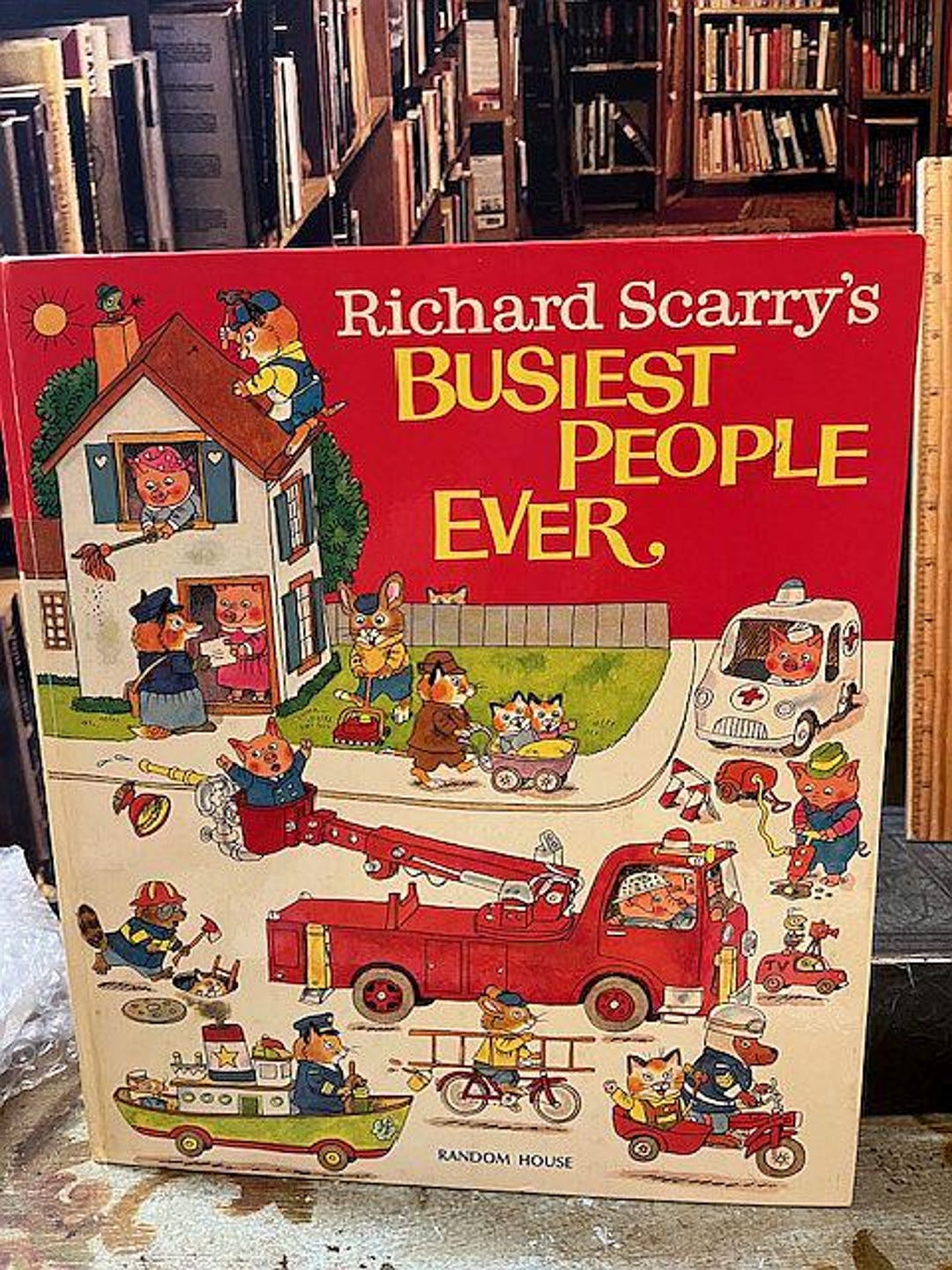 1976 Vintage Richard Scarry's Busiest People Ever Childrens HB Book ...