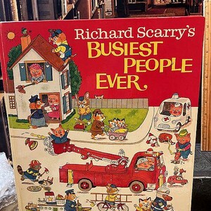 1976 Vintage Richard Scarry's Busiest People Ever Childrens HB Book ...
