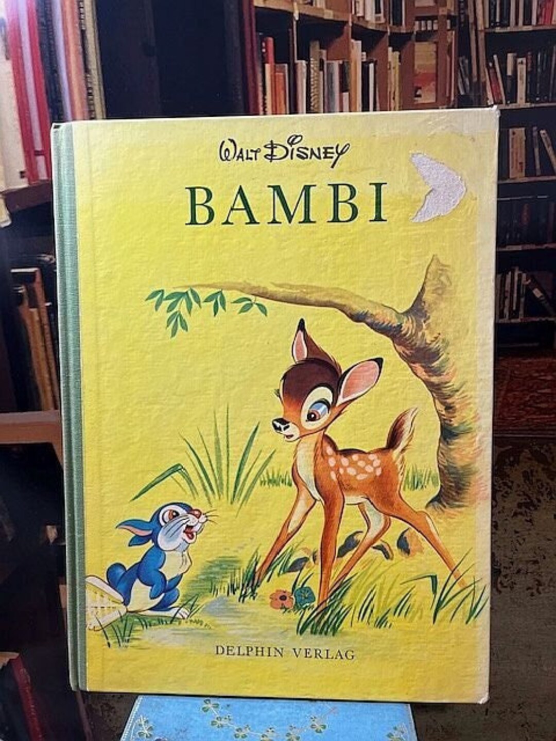 Vintage Walt Disney Bambi IN GERMAN Tall Book Delphin Verlag - Etsy