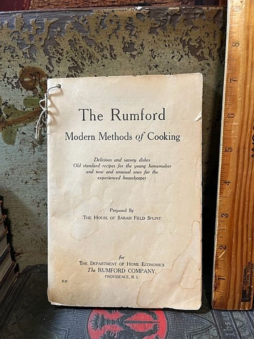 1920's the Rumford Modern Methods of Cooking Vintage Baking Powder Co ...