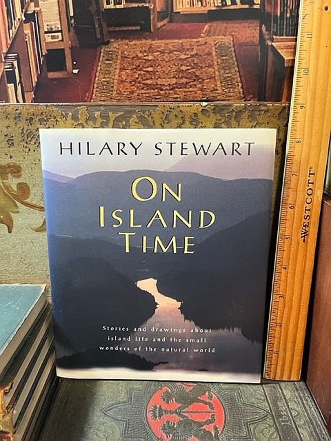 1998 SIGNED on Island Time Hb Book W/dj Hilary Stewart Stories and ...