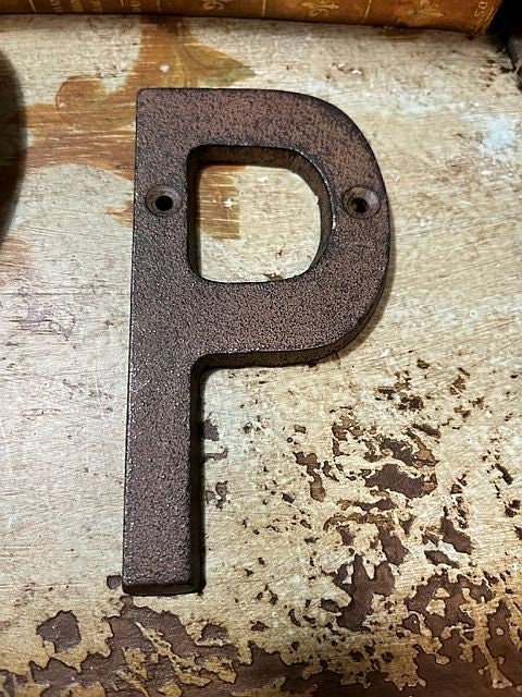 Large Wrought Iron Letters