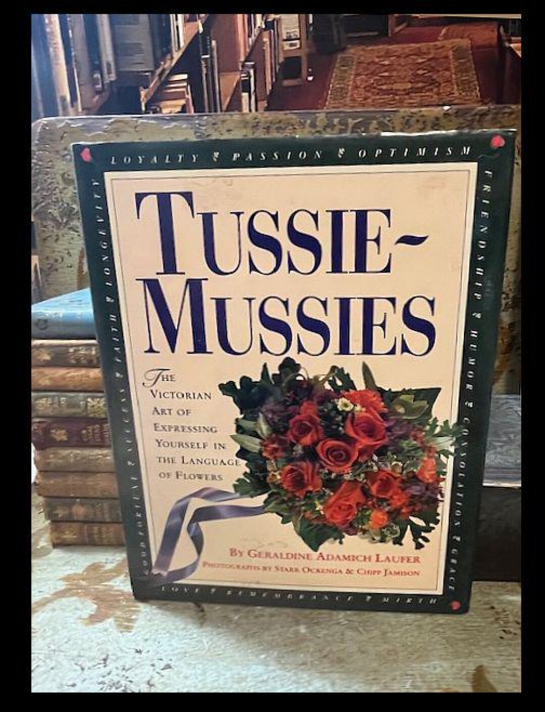 1993 Tussie - Mussies the Language of Flowers Hb W/dj Book by Geraldine ...