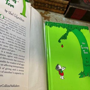 1992 the Giving Tree Shel Silverstein Childrens HB W/dj Book - Etsy