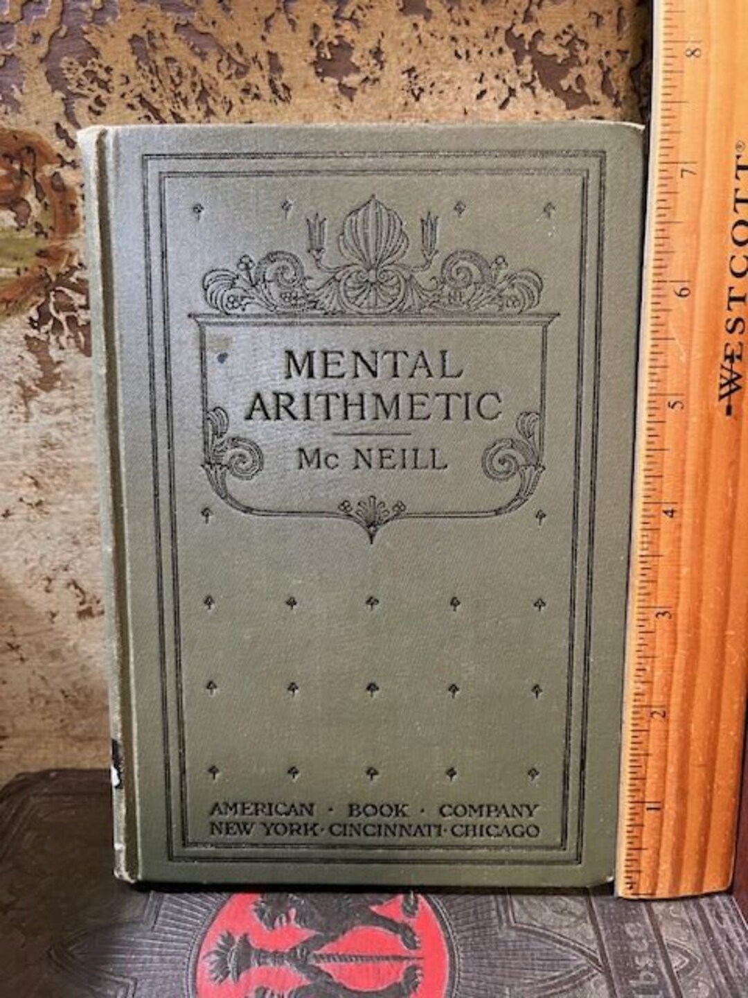 1902 Mental Arithmetic Antique Math Book by I. C. Mcneill American Book ...