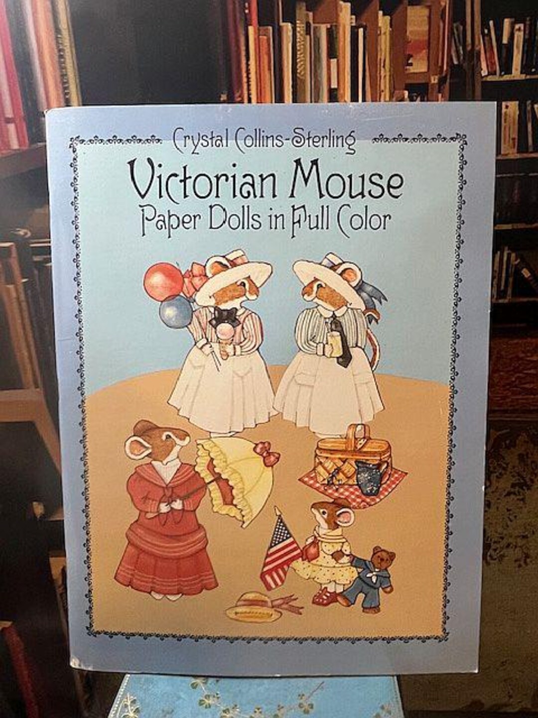 1986 Victorian Mouse Paper Dolls in Full Color Vintage Large PB Book ...