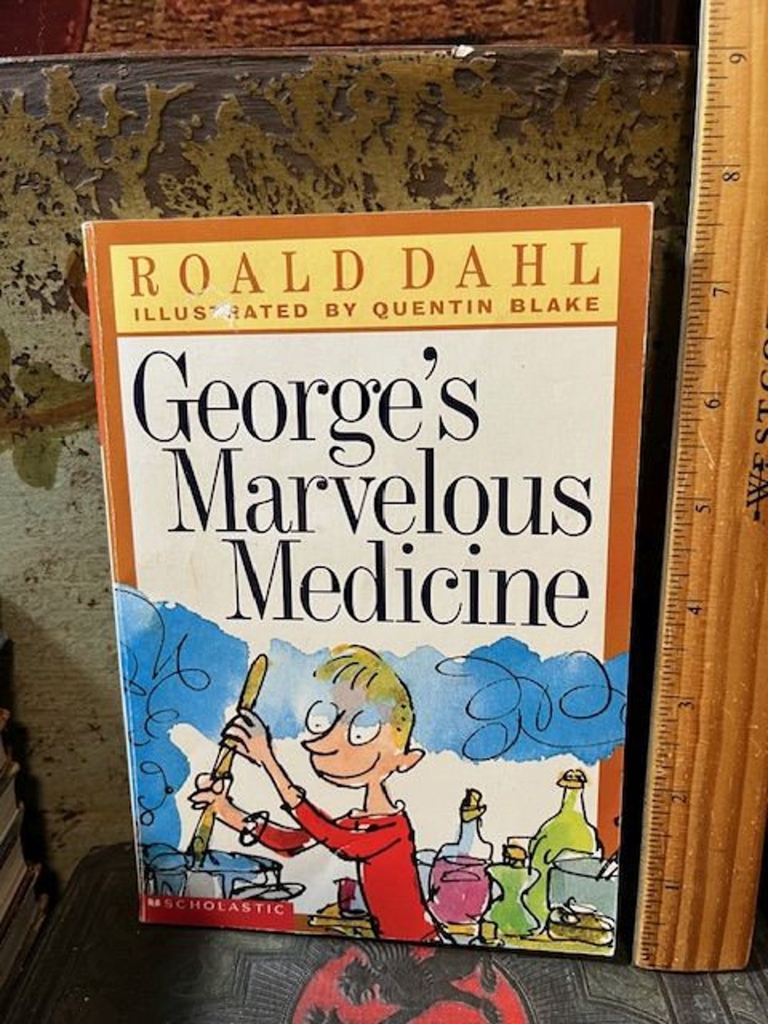 1997 Vintage Roald Dahl George's Marvelous Medicine PB Book Illustrated ...