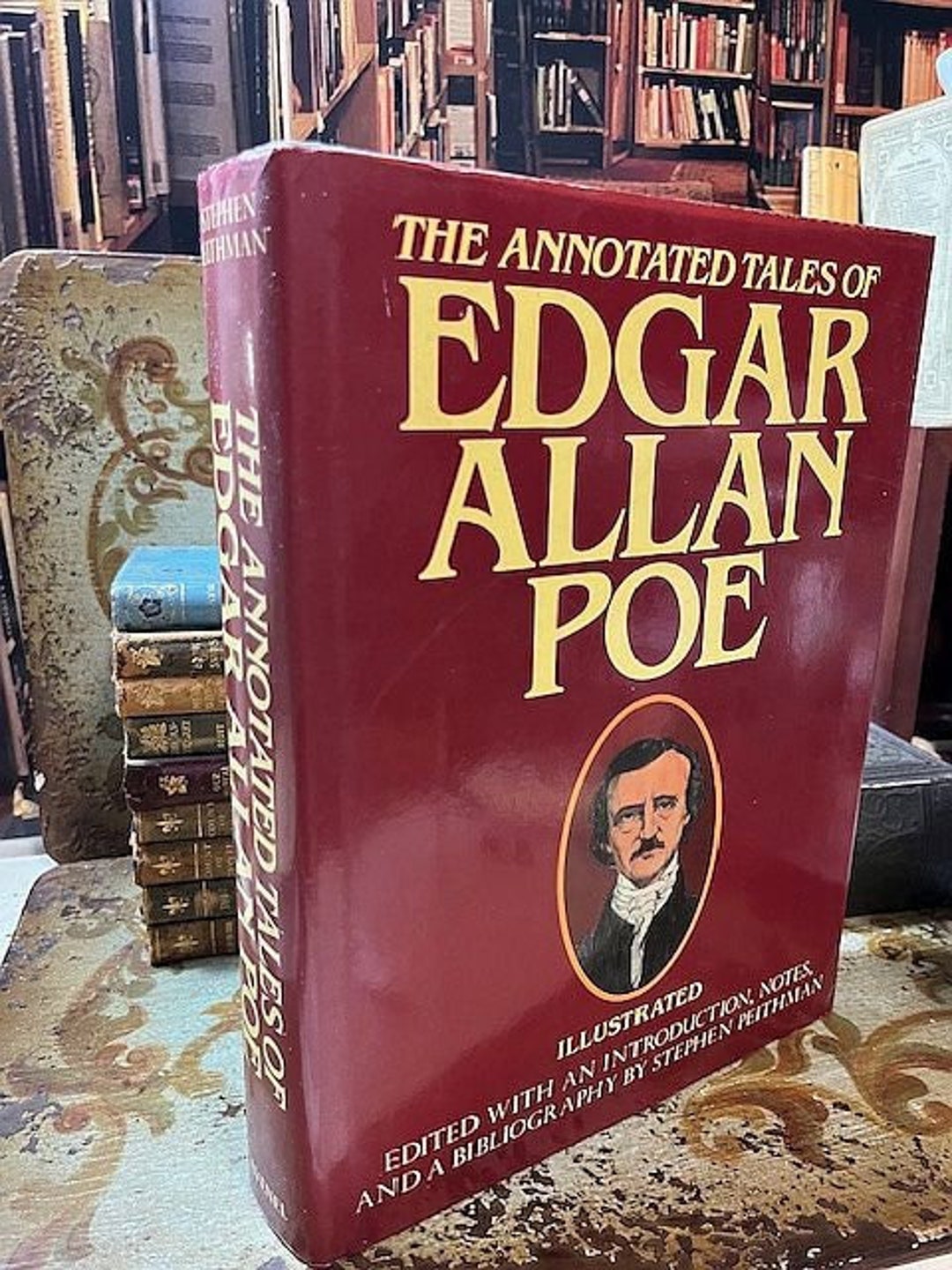 1986 the Annotated Tales of Edgar Allan Poe Large Hb Book W/dj Avenel ...