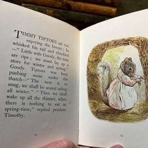 1989 the Tale of Timmy Tiptoes by Beatrix Potter Vintage HB Book F ...