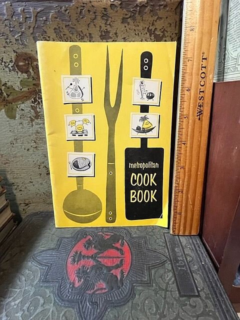 1964 Metropolitan Cook Book Vintage Booklet Cookbook Kitchen Brochure ...