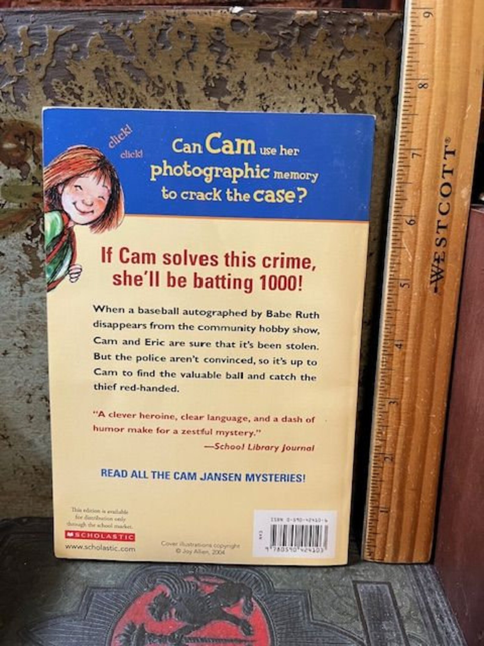 Vintage Cam Jansen the Mystery of the Babe Ruth Baseball Fun Childrens ...