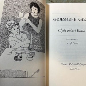 1975 SIGNED Shoeshine Girl by Clyde Robert Bulla HB W/dj Vintage ...