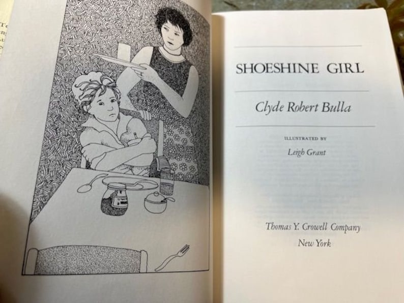 1975 SIGNED Shoeshine Girl by Clyde Robert Bulla HB W/dj Vintage ...