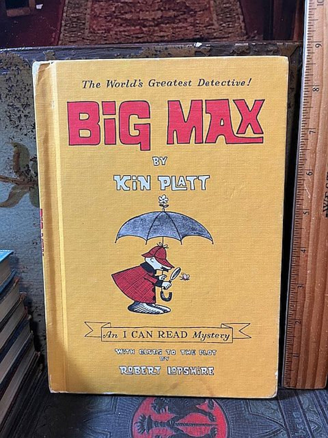 1965 Big Max the Worlds Greatest Detective Childrens Book by Kin Platt ...