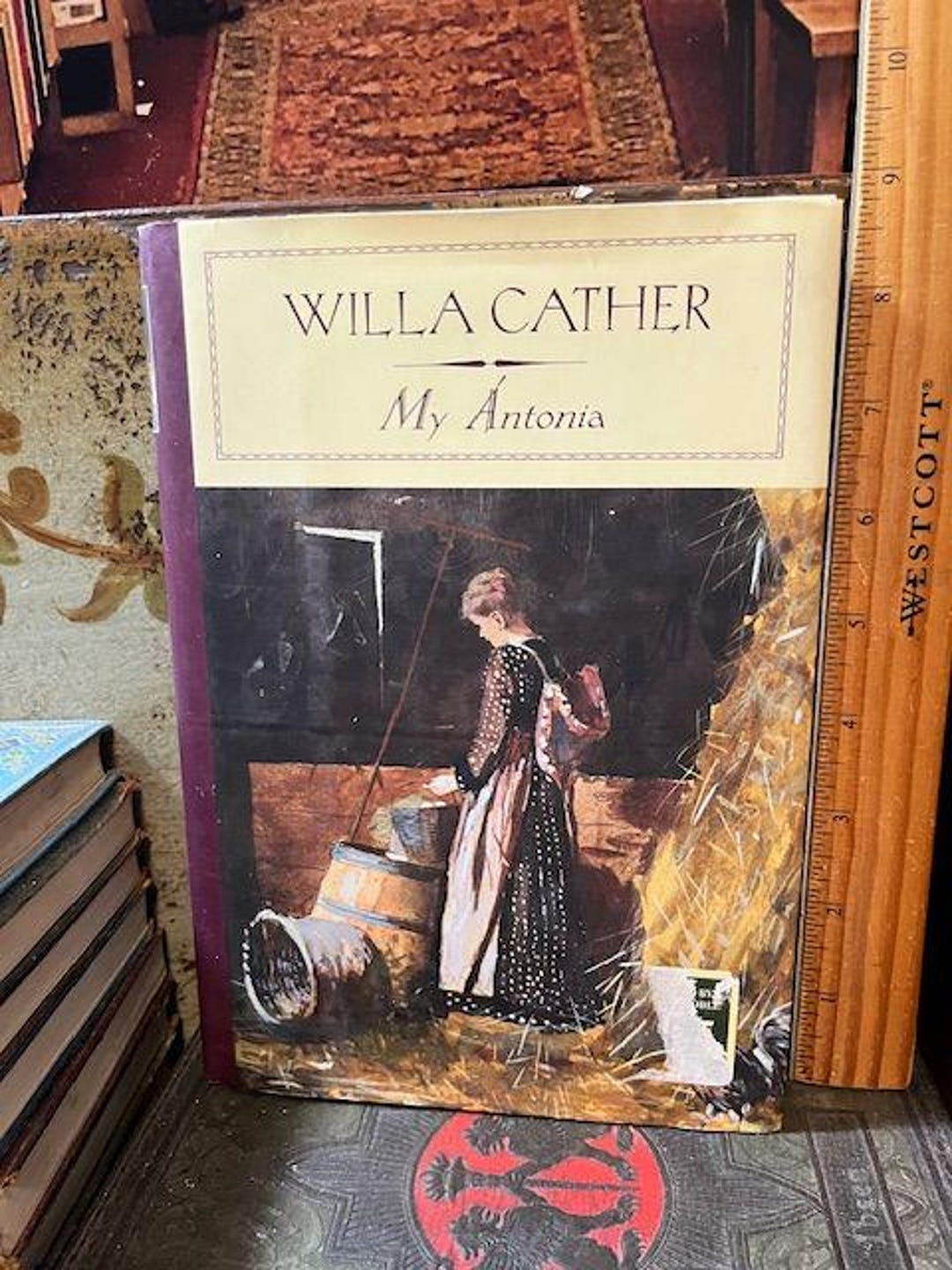 2003 Vintage My Antonia Willa Cather Hardback Book With DJ Barnes ...