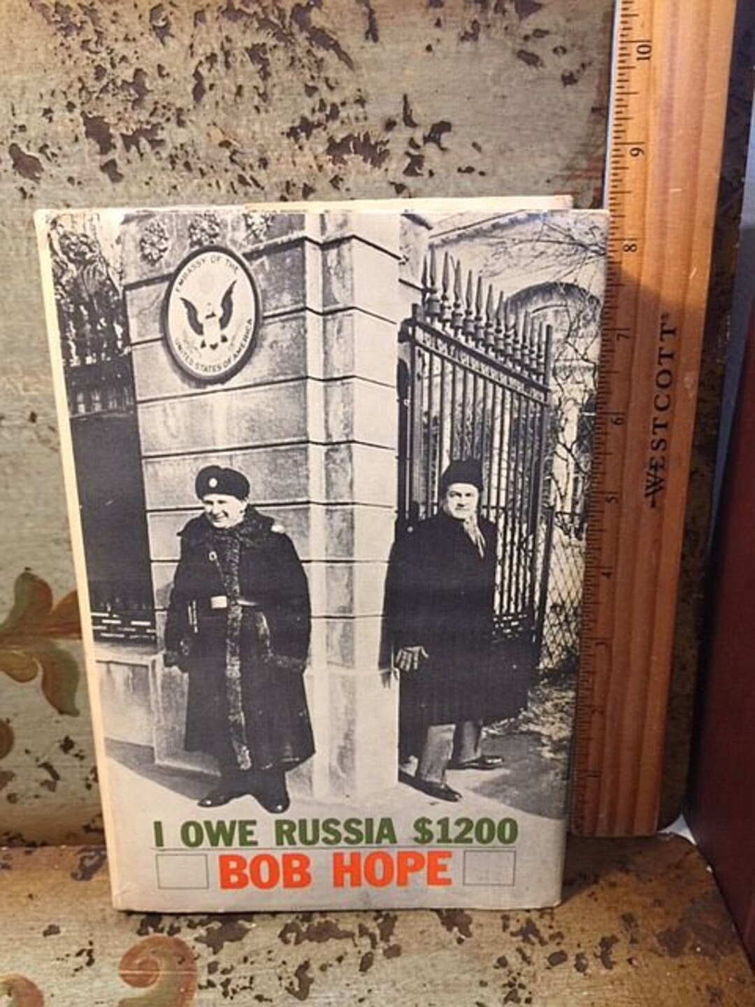 1963 I Owe Russia 1200 Dollars by Bob Hope Hb With Dj Book Funny Humor ...