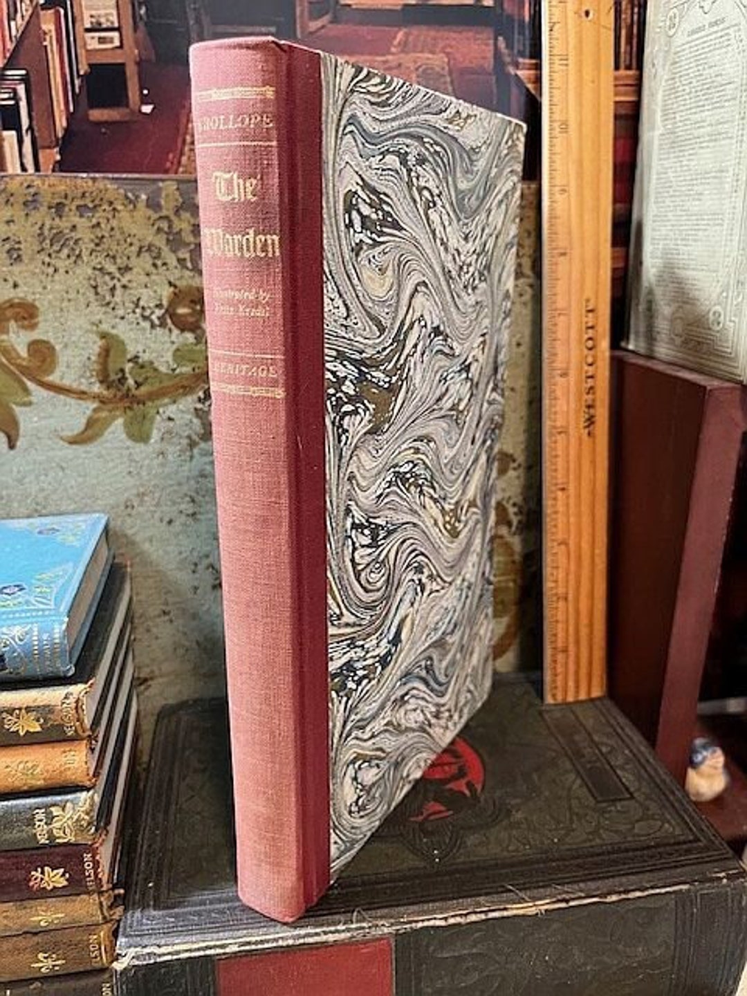 1955 the Warden HB Book by Anthony Trollope Fritz Kredel Illustrations ...