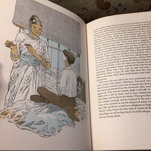 Vintage 1962 KIM Hb Book by Rudyard Kipling Heritage Press - Etsy