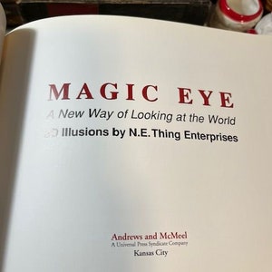 1994 Magic Eye A New Way of Looking at the World 3D Illustions Vintage ...