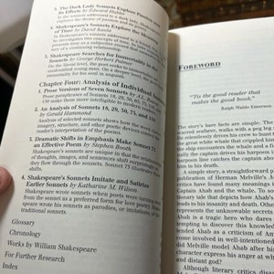 1997 Readings on William Shakespeare the Sonnets PB Vintage Book ...