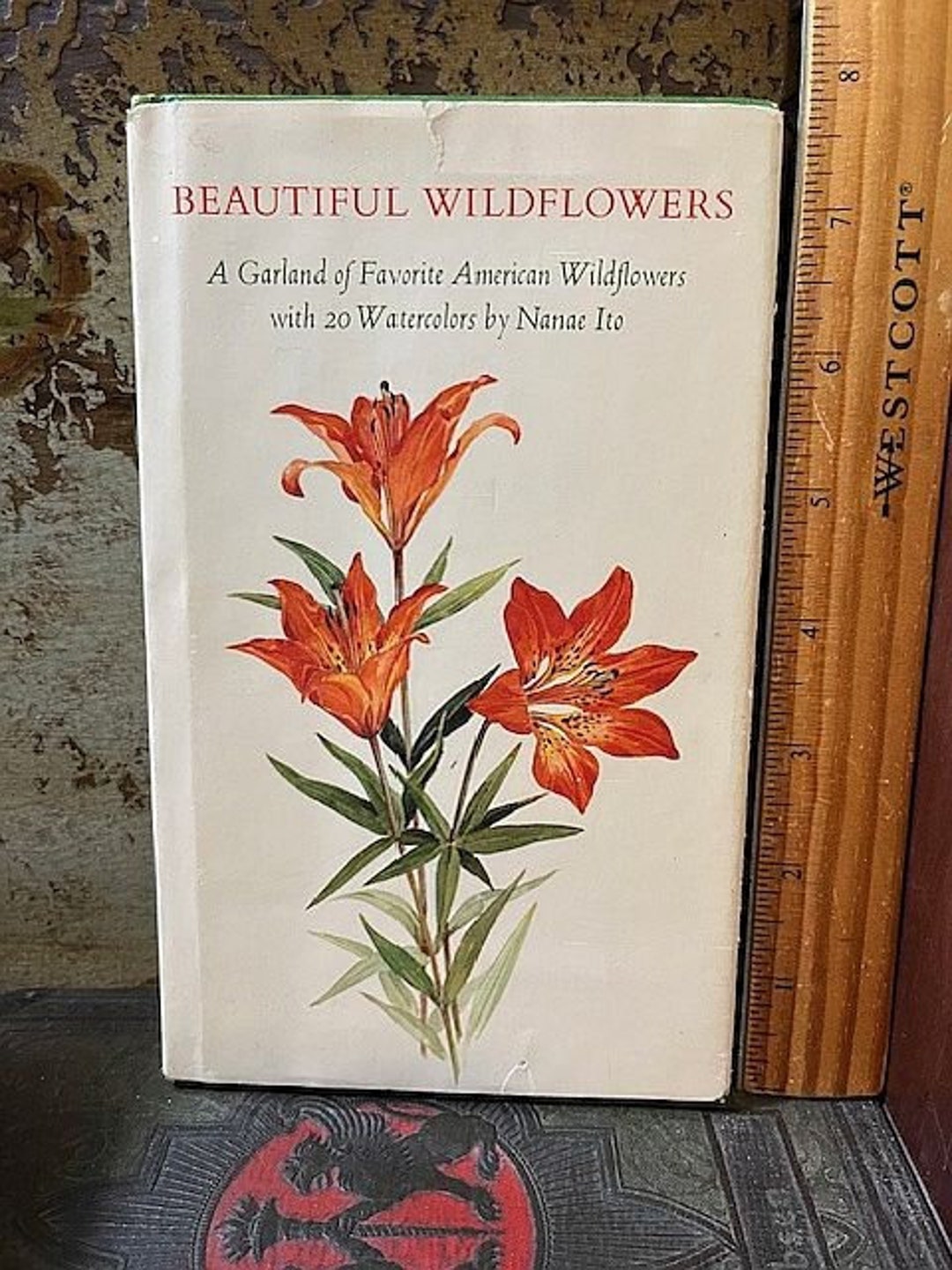 1968 Beautiful Wildflowers Vintage Hallmark Book HB W/dj With 20 ...