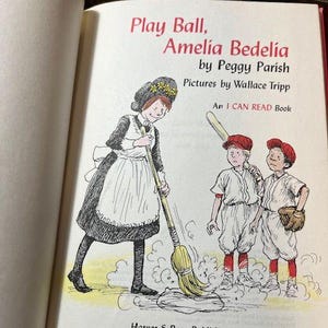 1972 Play Ball Amelia Bedelia Hb Book by Peggy Parish Illustrated by ...
