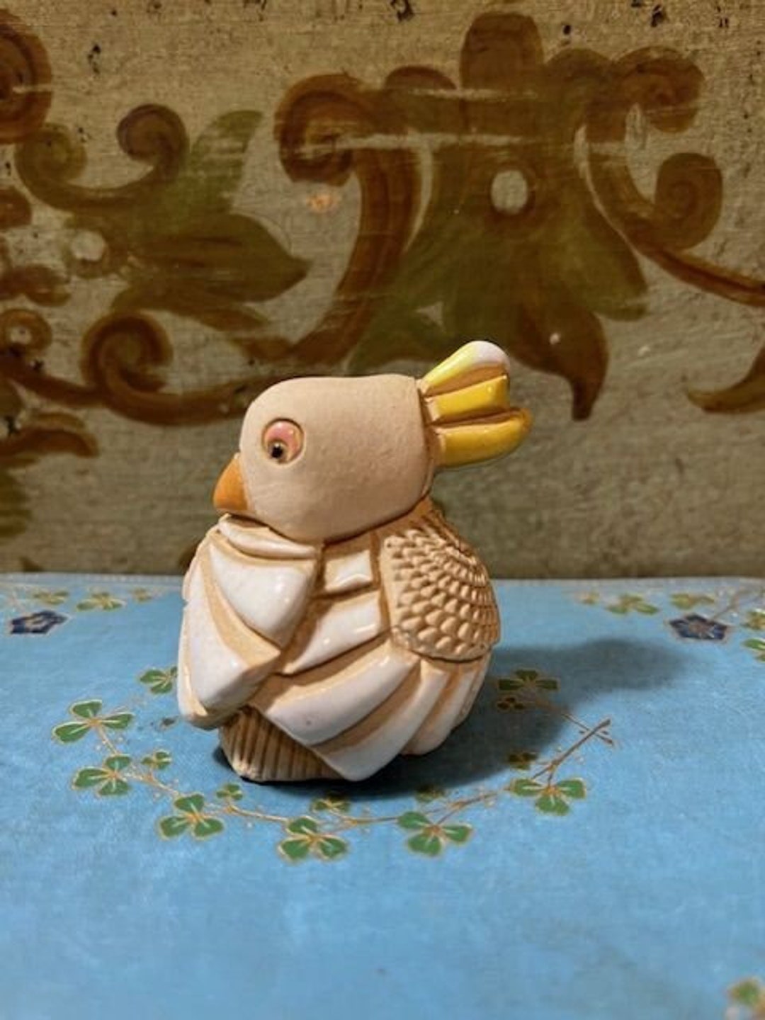 Artesania Rinconada AR Baby Cockatiel Bird Ceramic Figurine Vintage ...