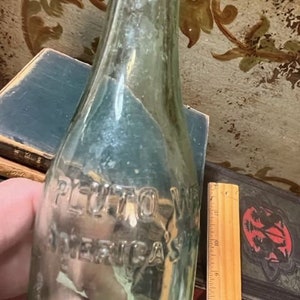 Pluto Water DEVIL Bottle Vintage Glass Bottle Decoration Antique - Etsy