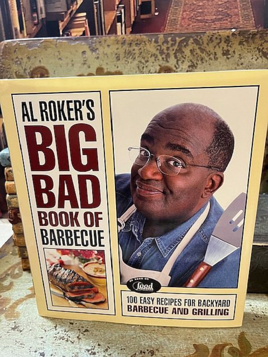 2002 Al Roker's Big Bad Book of Barbeque Vintage HB W/dj Cookbook Cook ...