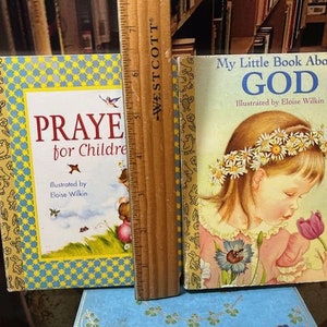 2 Eloise Wilkin Sturdy Page Books My Little Book About GOD Prayers for Children - Etsy