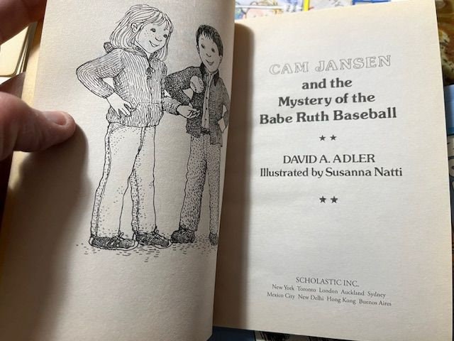 Vintage Cam Jansen the Mystery of the Babe Ruth Baseball Fun Childrens ...