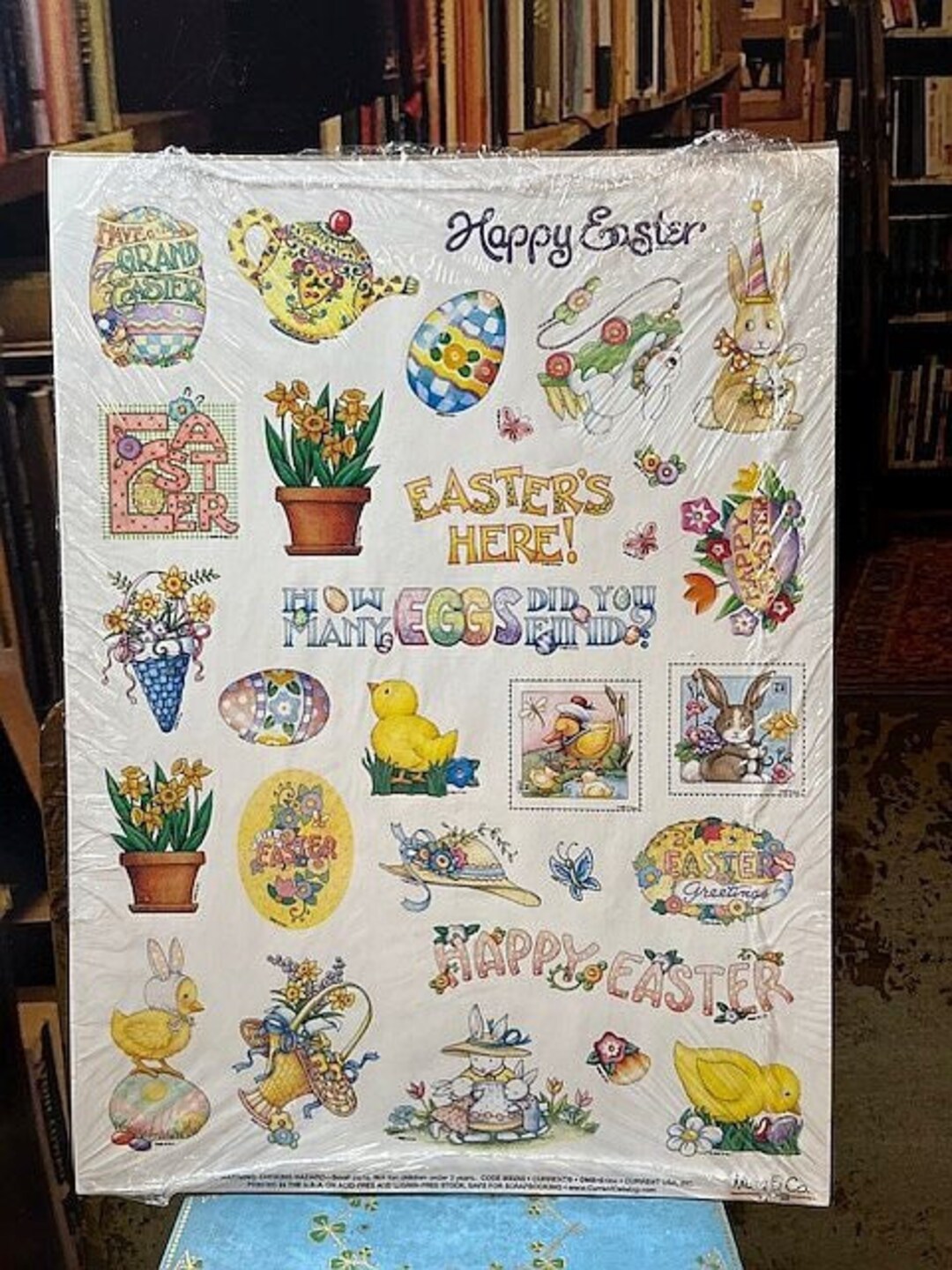 Mary Engelbreit Spring Easter Stickers 1 Pack With 2 Sheets in It ...