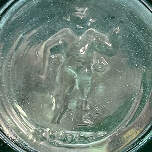 Pluto Water DEVIL Bottle Vintage Glass Bottle Decoration Antique - Etsy