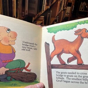 1993 the Three Billy Goats Gruff Vintage Small Childrens Book My ...