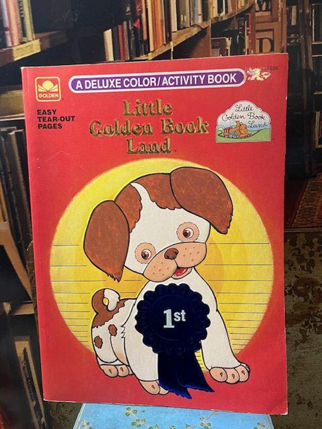 1989 Little Golden Book Land Childrens Coloring Book Puppy Cover Unused ...