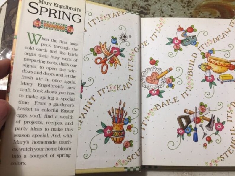 Mary Engelbreit Hb Book W/dj SPRING Craft Book 1997 - Etsy