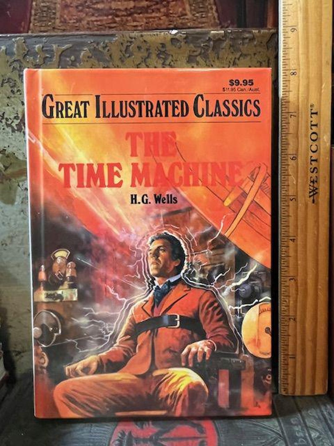 1992 the Time Machine H.G. Wells HB Book Great Illustrated Classics - Etsy