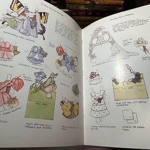 1986 Victorian Mouse Paper Dolls in Full Color Vintage Large PB Book ...