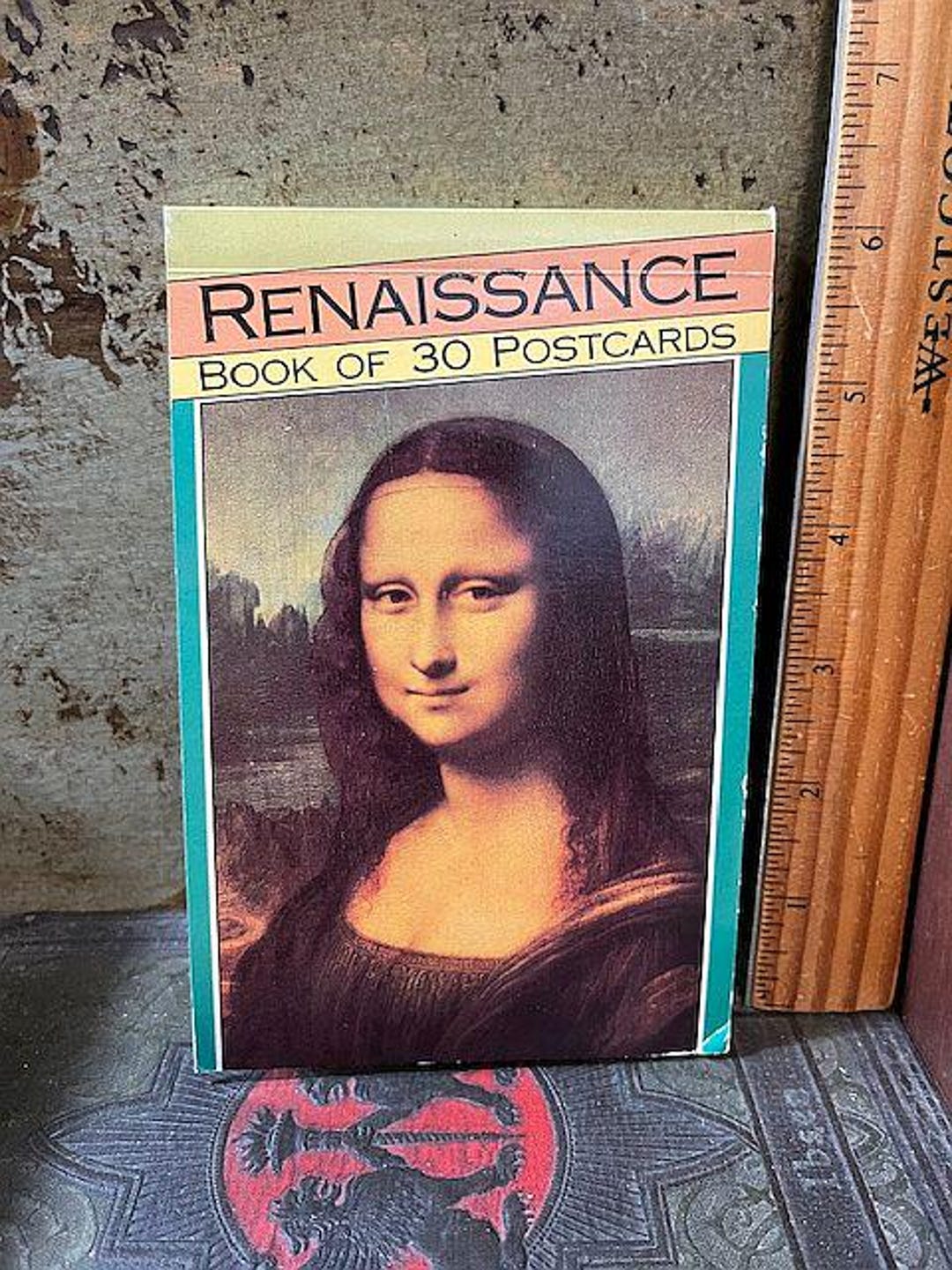 1991 Vintage Renaissance Mona Lisa Cover Book of 30 Postcards Art Postcard - Etsy