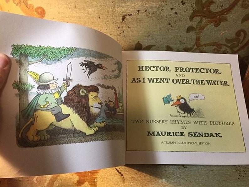 1965 Hector the Protector as I Went Over the Water 2 Nursery - Etsy