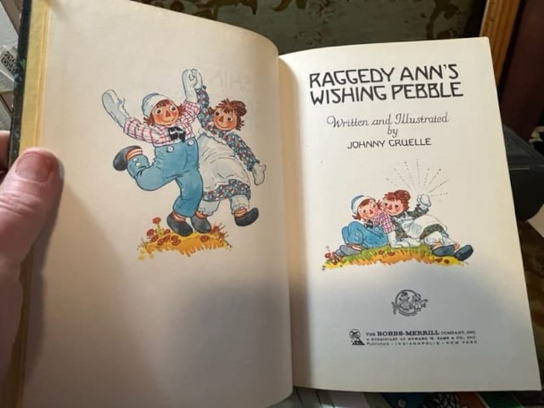 1960 Vintage Raggedy Ann's Wishing Pebble by Johnny - Etsy