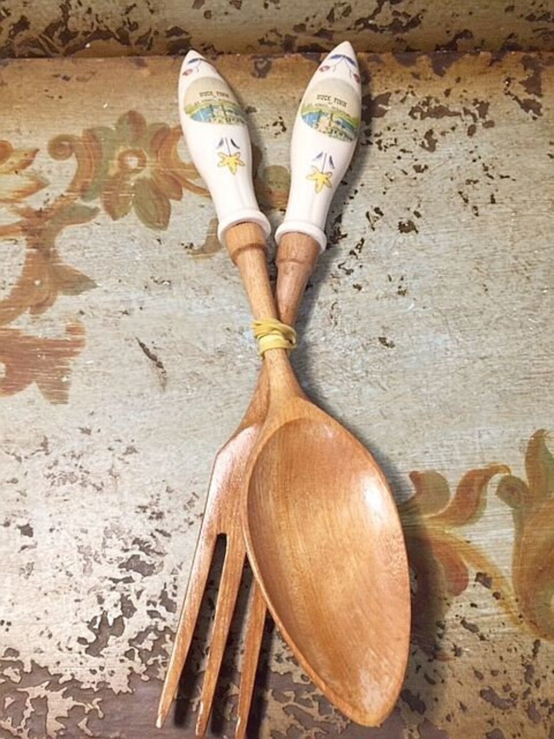 Vintage HUCK FINN at St. Louis Missouri Salad Fork and Spoon Souvenir ...