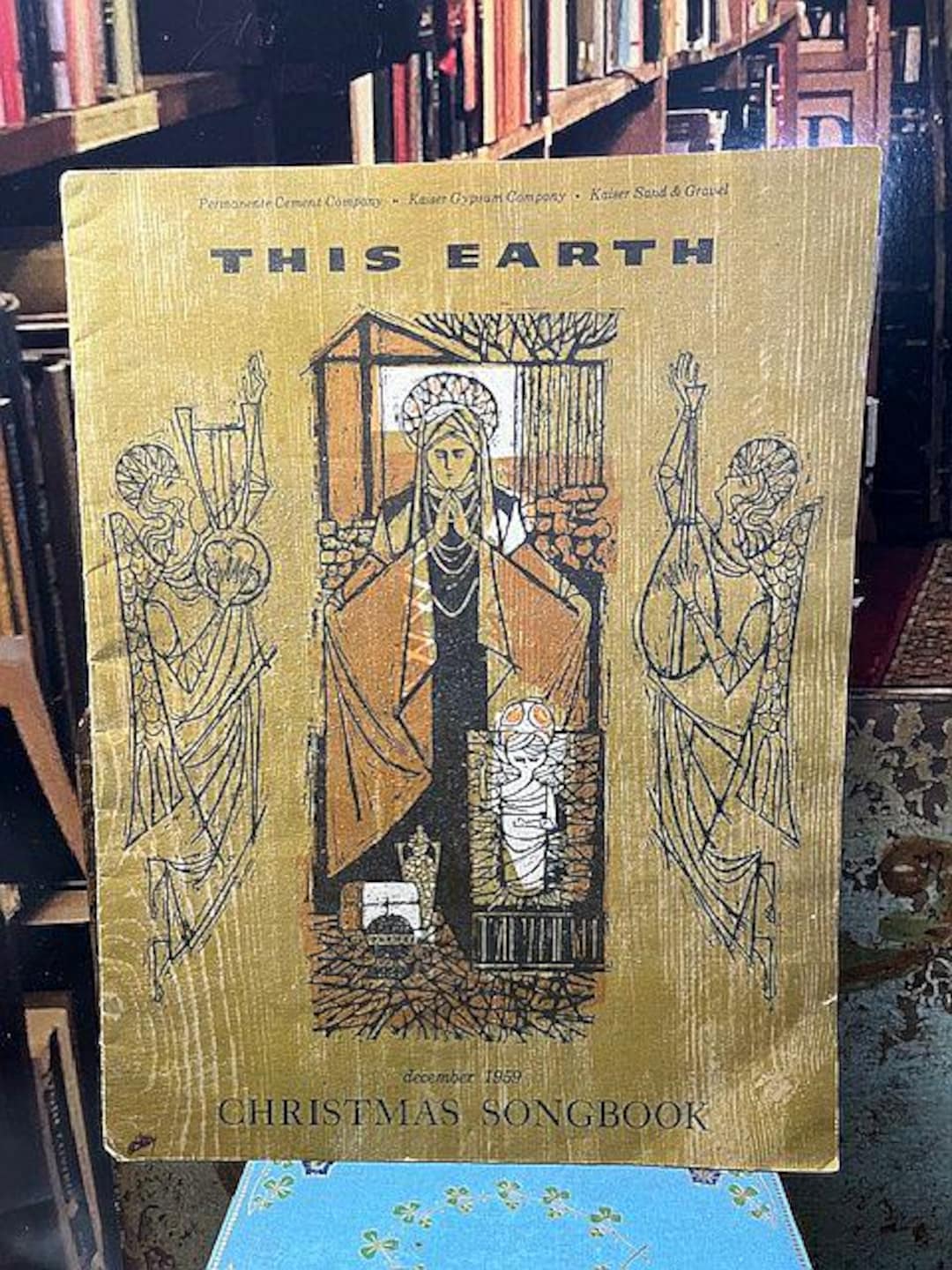 1959 Vintage This Earth Christmas Songbook PB Red Book Music December ...