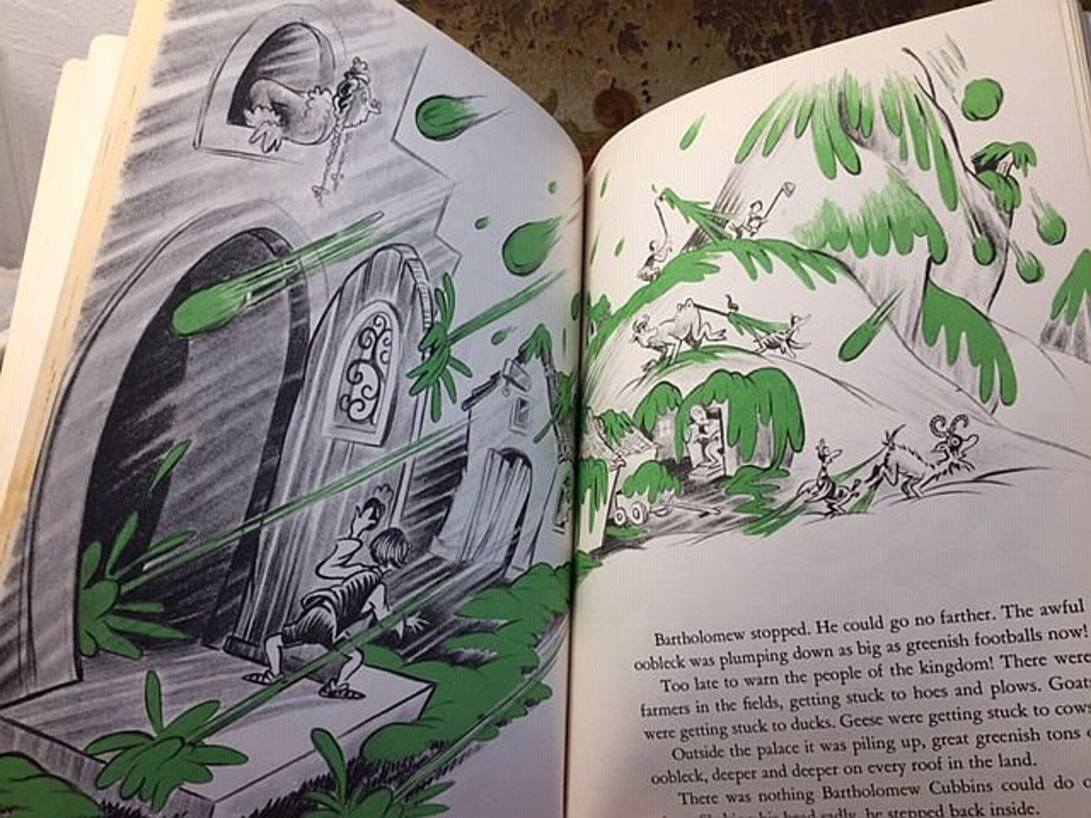 1977 Dr. Seuss Bartholomew and the Oobleck Pb Childrens Book A | Etsy