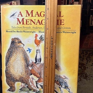1988 Vintage A Magical Menagerie Hb W/dj Childrens Book Sheila ...